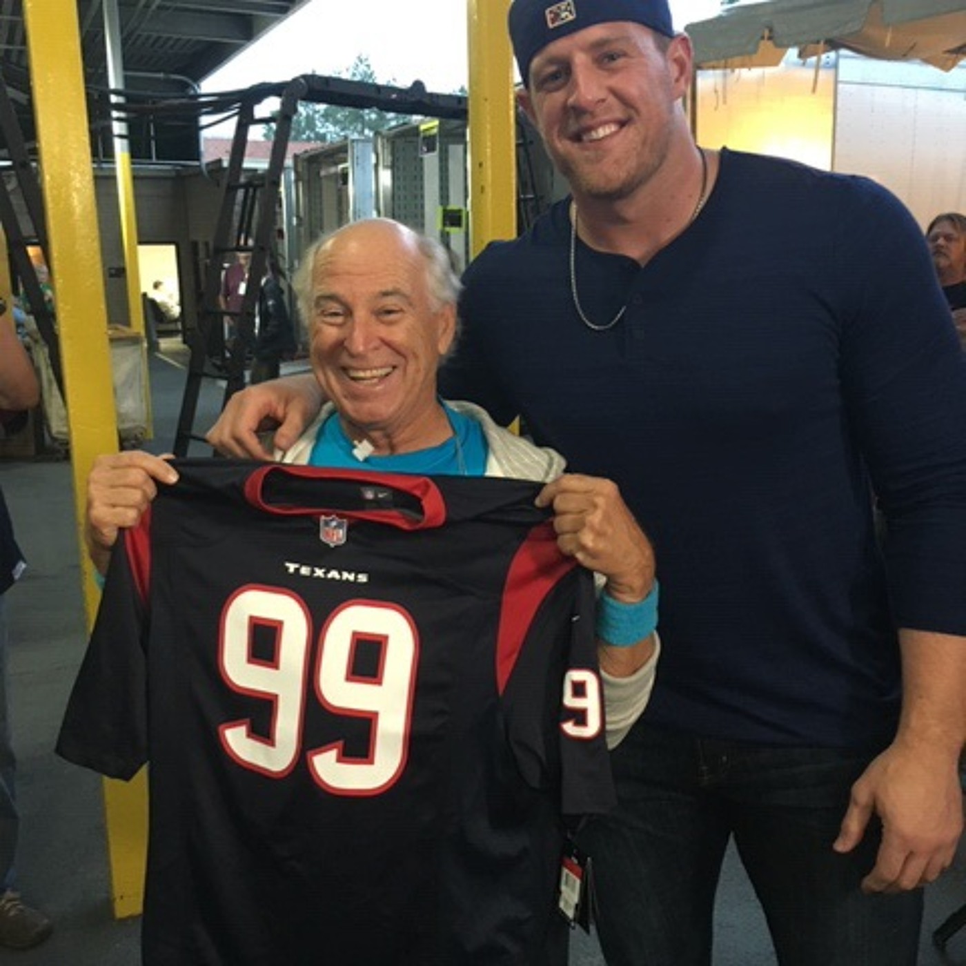 Throwback 2016 - Backstage in Houston with JJ Watt - Open Key West